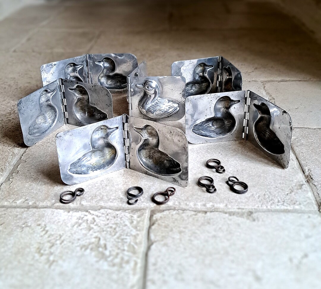 Beautiful Set of 6 Vintage, French, Matfer, Aluminium, Folding, 3D ...