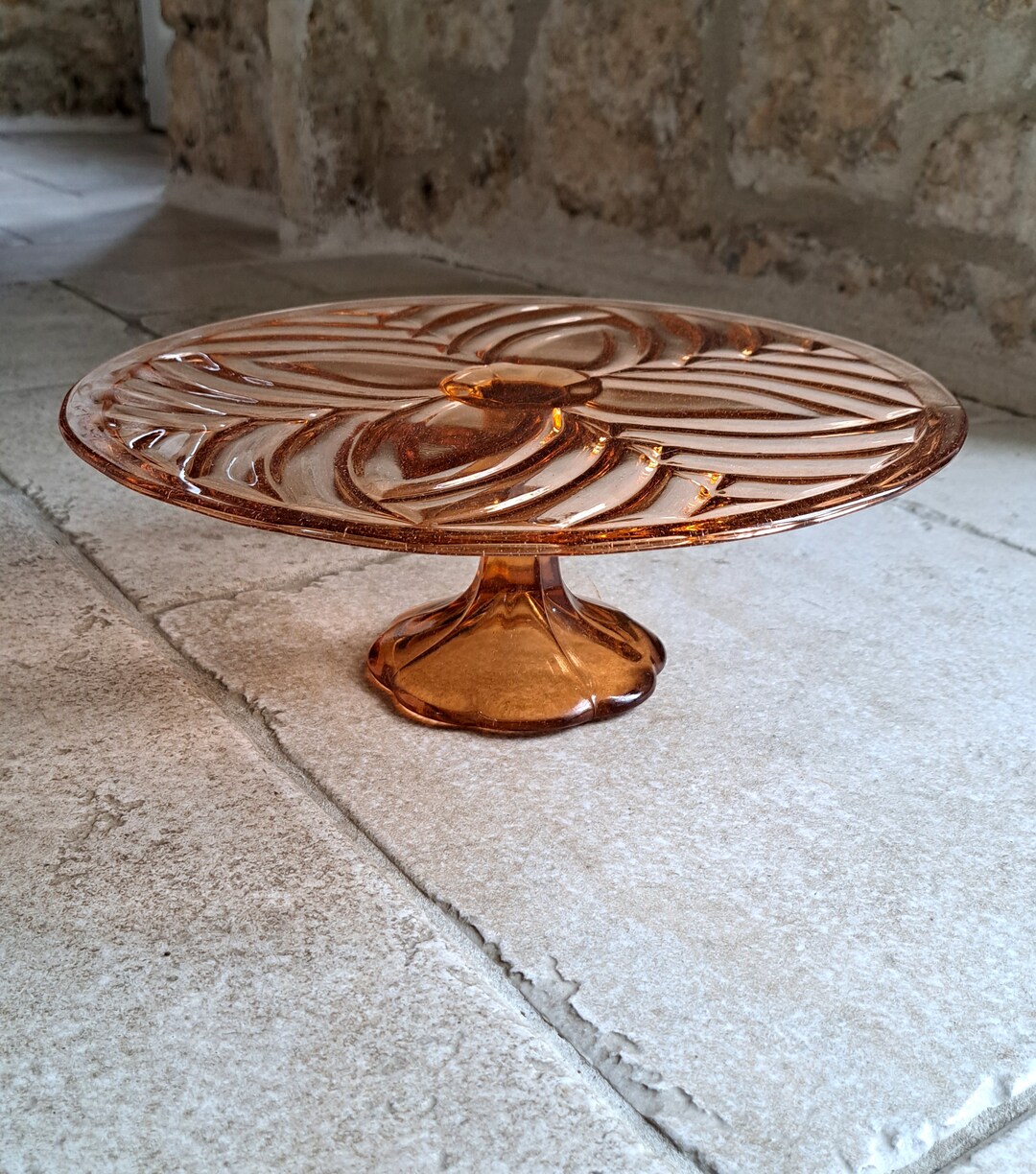 Absolutely Gorgeous, Art Deco Style, Vintage French Rose Depression ...