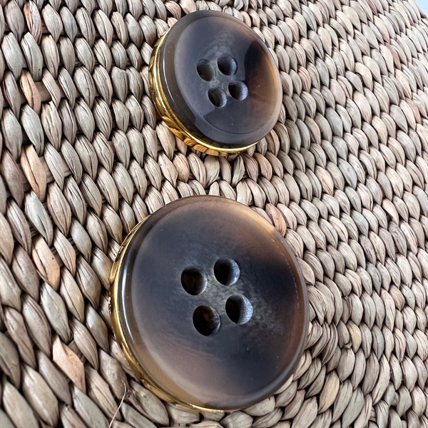 Tortoise Shell Buttons - Etsy