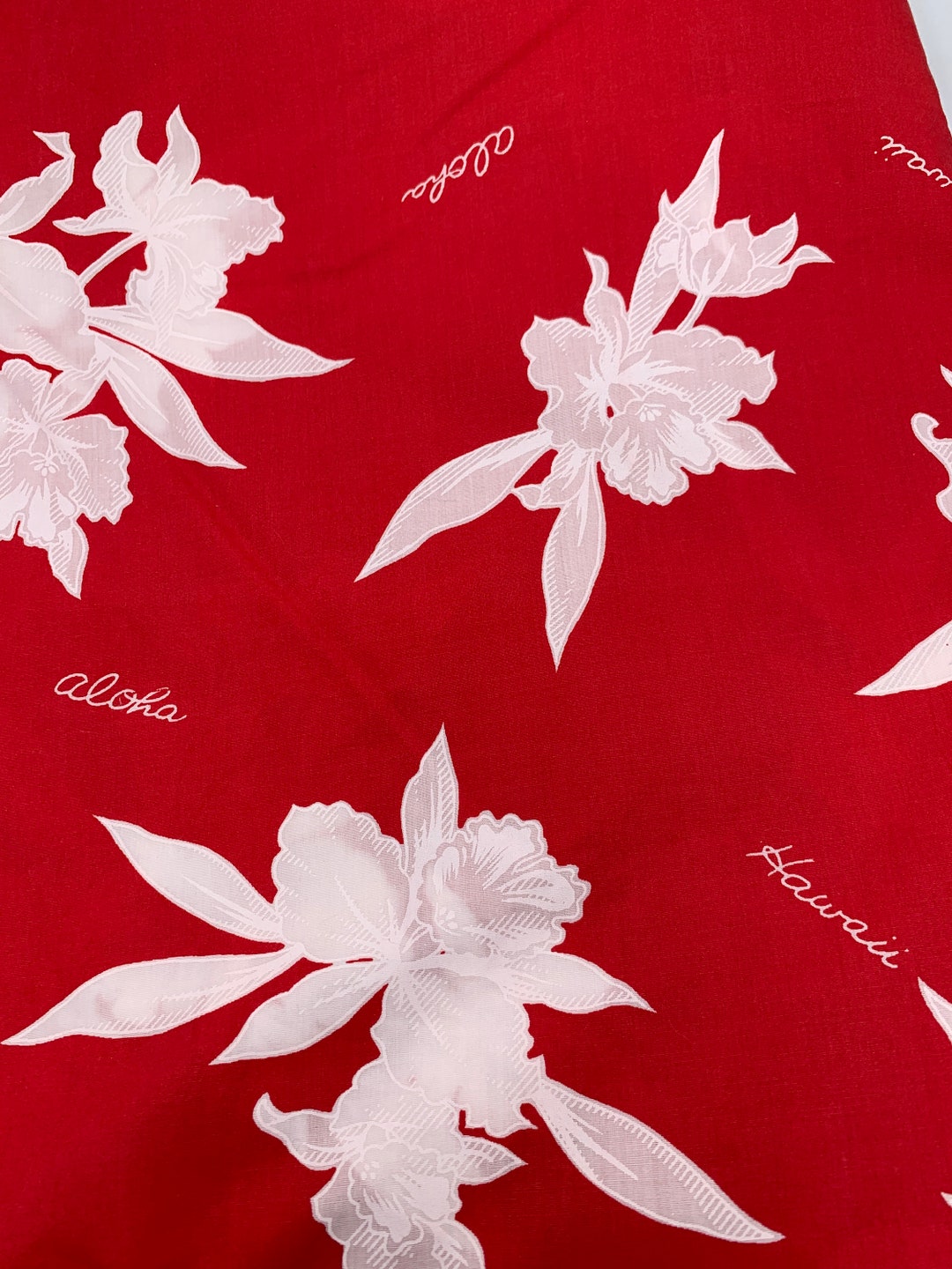 Vintage Hawaiian Aloha Fabric - Etsy