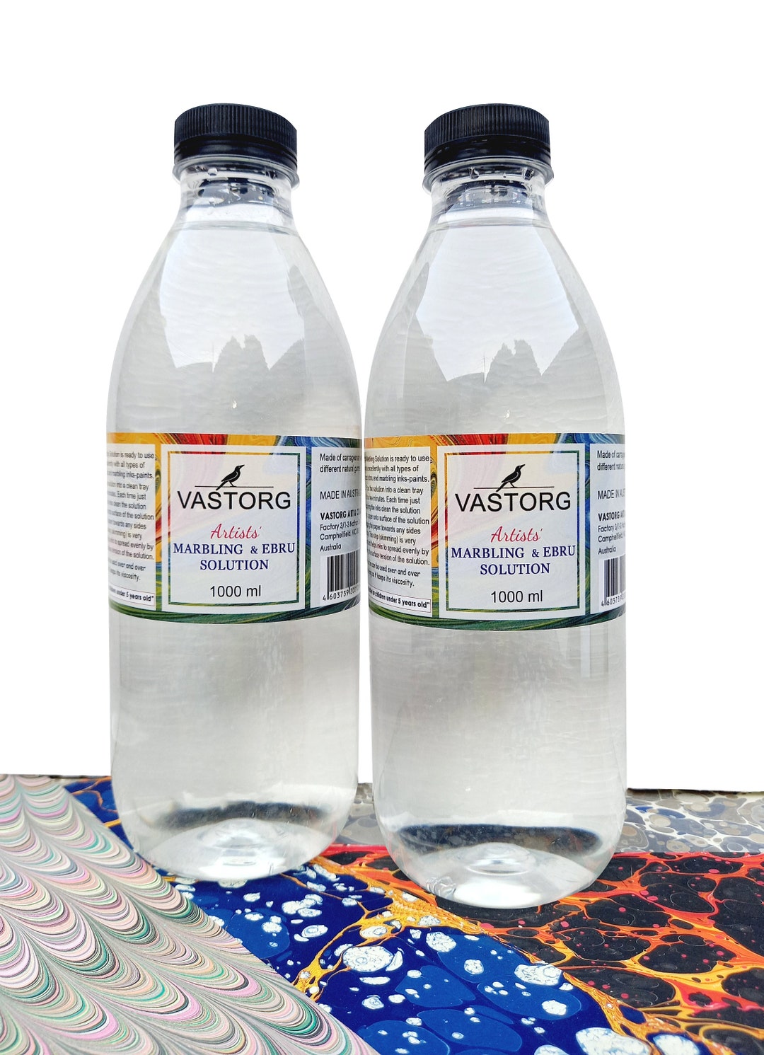 Marbling Solution Ready to Use, 2000 Ml (2 X 1000 Ml) - Etsy