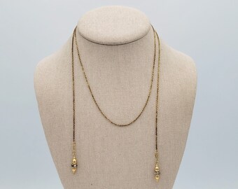 Open Ended Gold Chain - Etsy