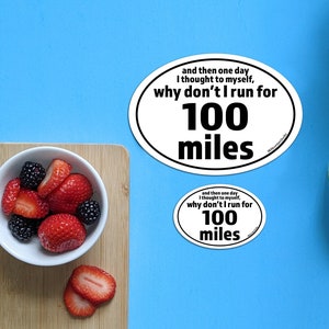 Ultra Marathon Sticker for 100 Miler | Etsy