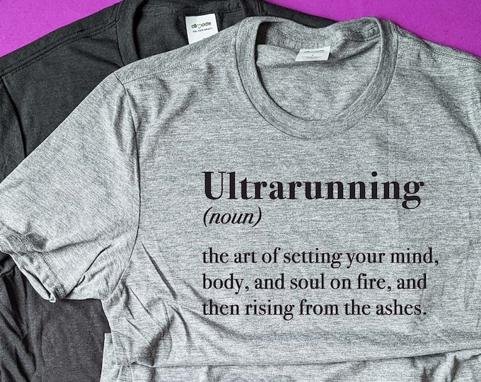Ultra Running Definition T-shirt for Men and Women - Etsy
