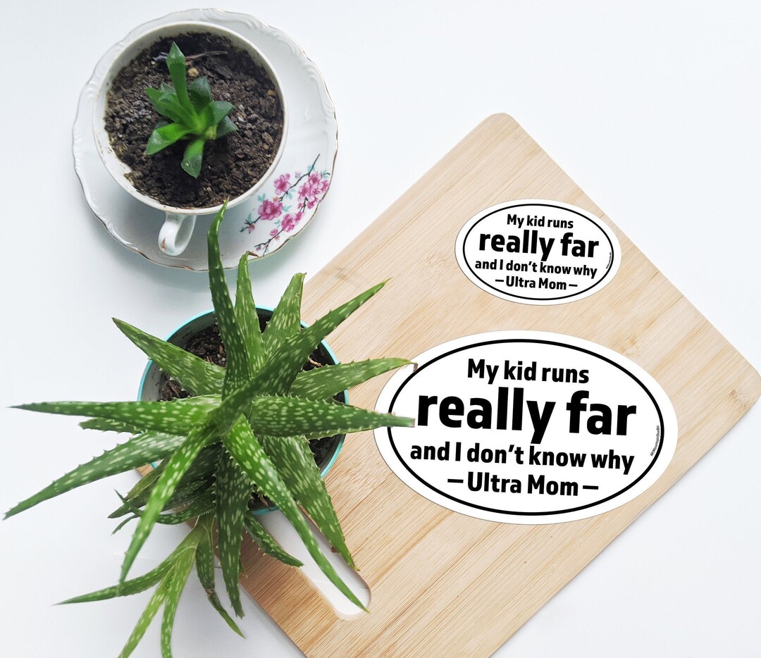 Mom of Ultrarunner Sticker - Etsy