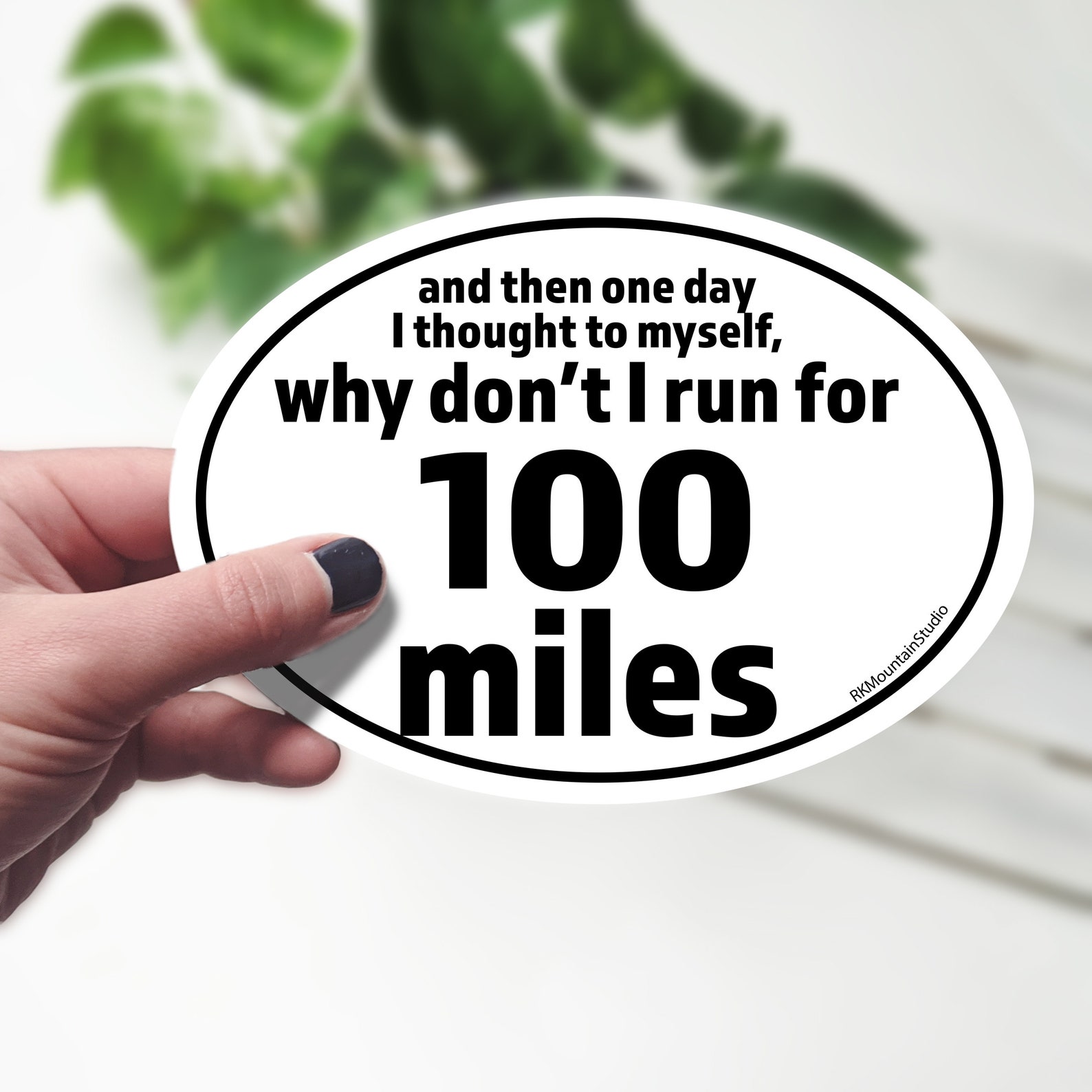 Ultra Marathon Sticker for 100 Miler | Etsy
