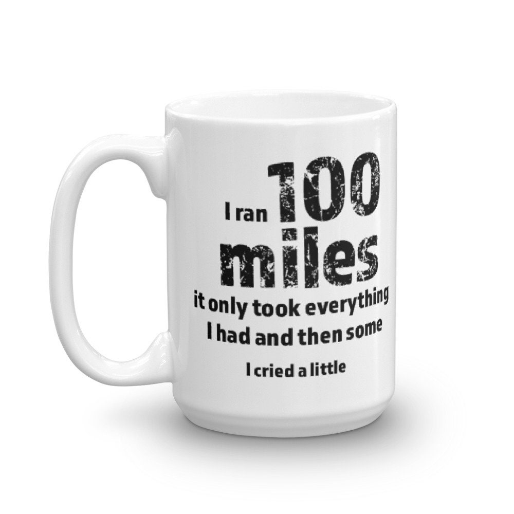 100 Miler Ultrarunning Coffee Mug - Etsy