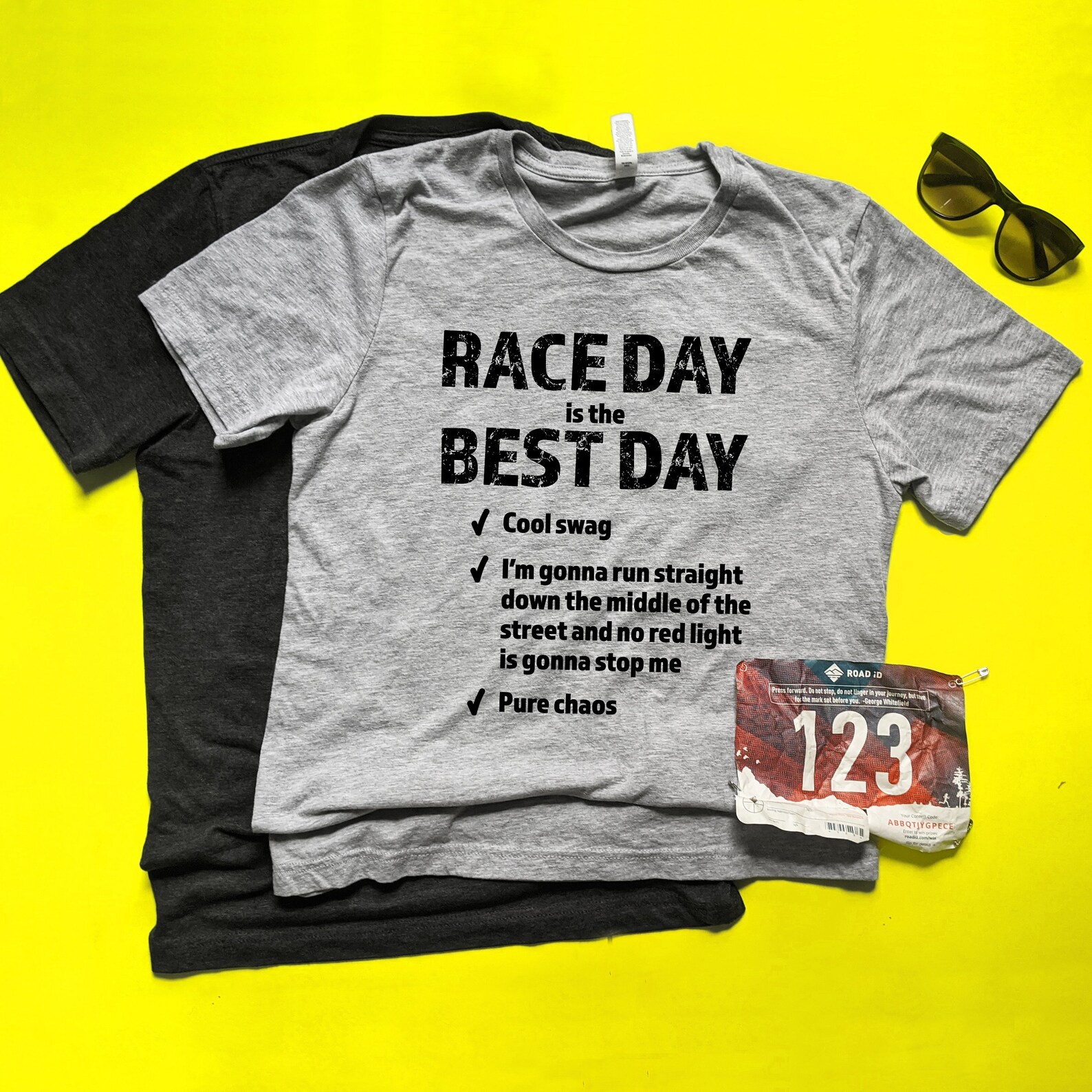 Race Day Running T-shirt for Men or Women - Etsy