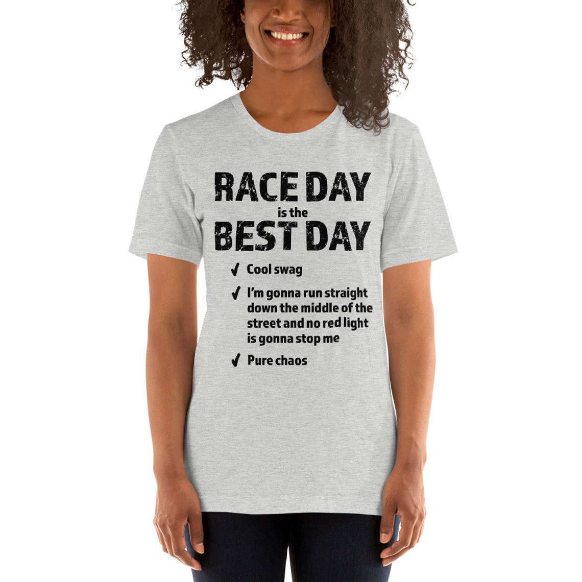 Race Day Running T-shirt for Men or Women - Etsy