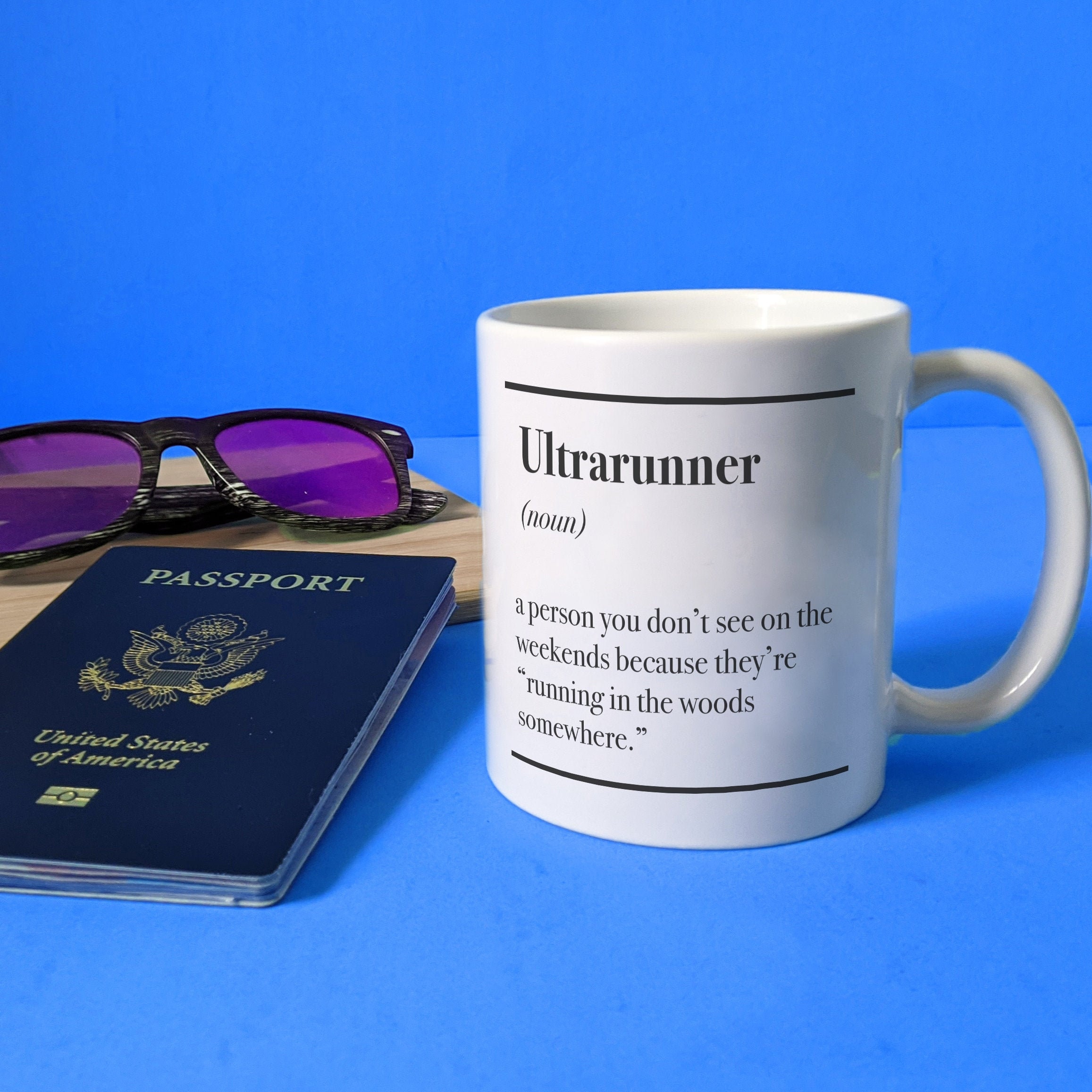 Ultra Marathon Running Mug With Definition | Etsy