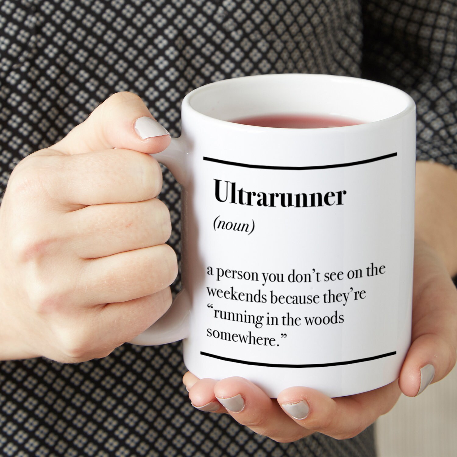 Ultra Marathon Running Mug With Definition | Etsy