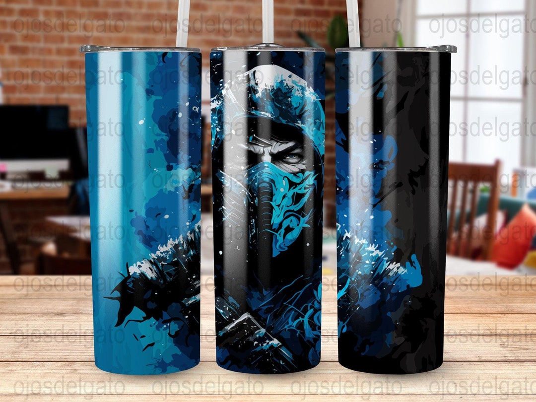 Sub Zero Ninja Samurai 20oz Sublimation Tumbler Designs Tapered and ...