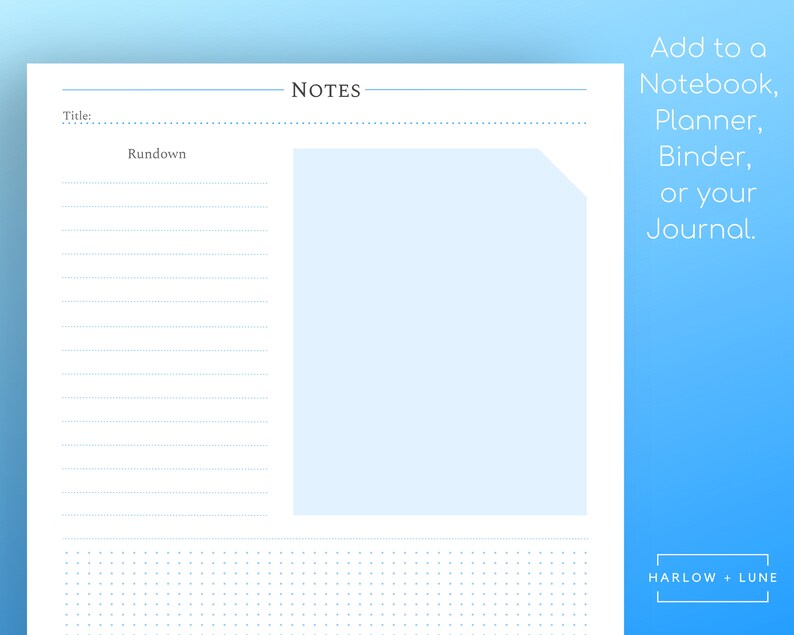 Cornell Notizen Seite, Notizen Seite, Notizen Seite, 3 Abschnitt ...