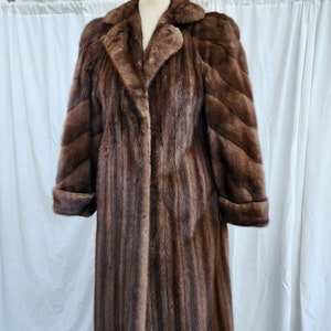 Vintage Pastel Full Length Mink Coat - Etsy