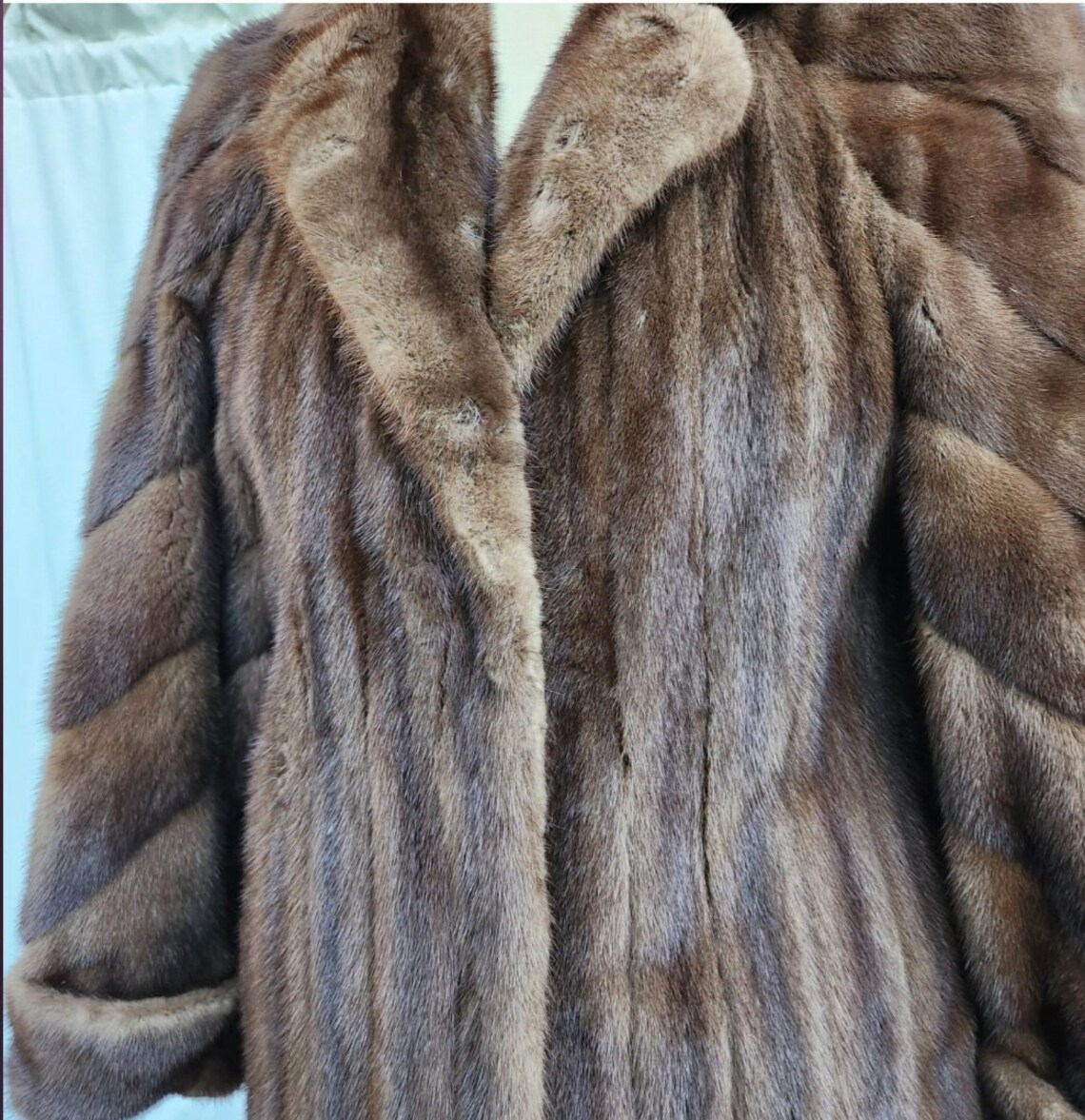 Vintage Pastel Full Length Mink Coat - Etsy