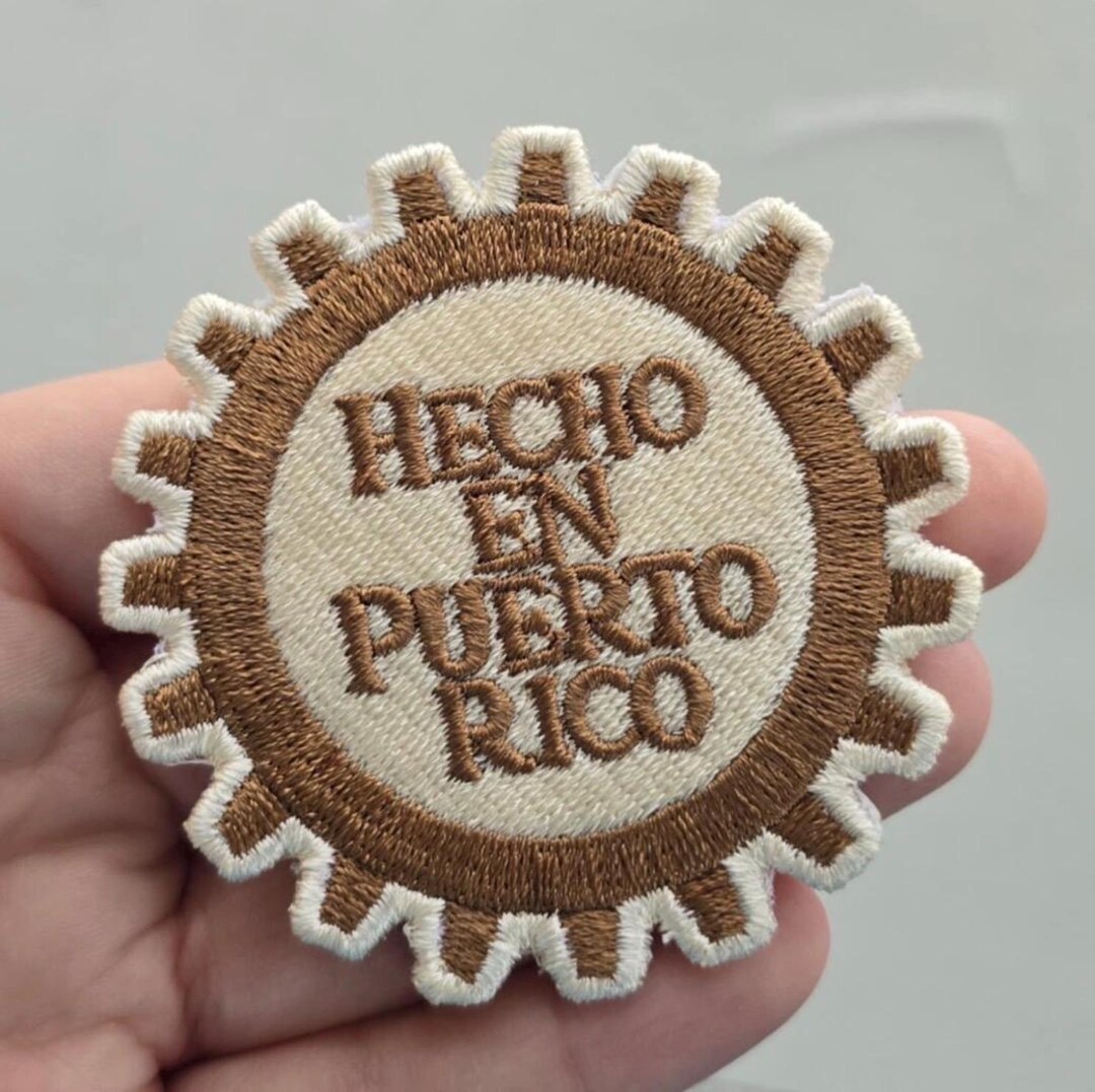 Puerto Rico Embroidery Patch, Made in Puerto Rico Patches. - Etsy