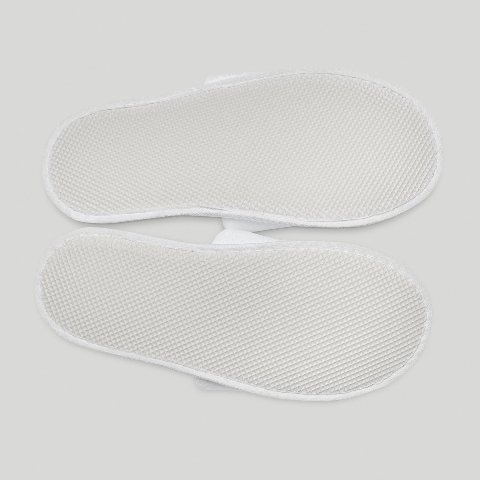 6 Pack White Closed Toe Adult Velour Slippers Luxury Salon SPA Massage ...