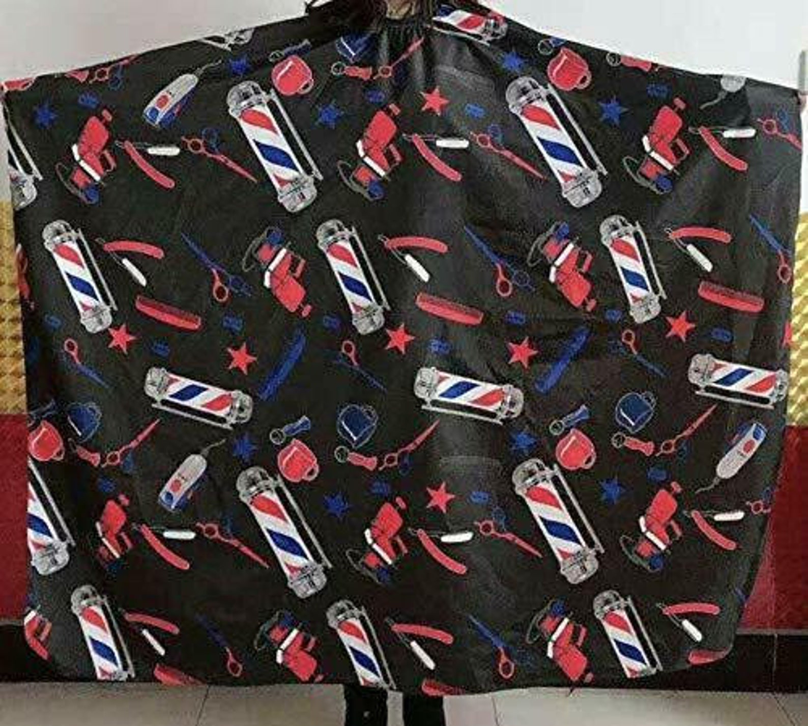 Barber Hair Cutting Cape, Professional Hair Cutting Gown, Hair Dressing ...