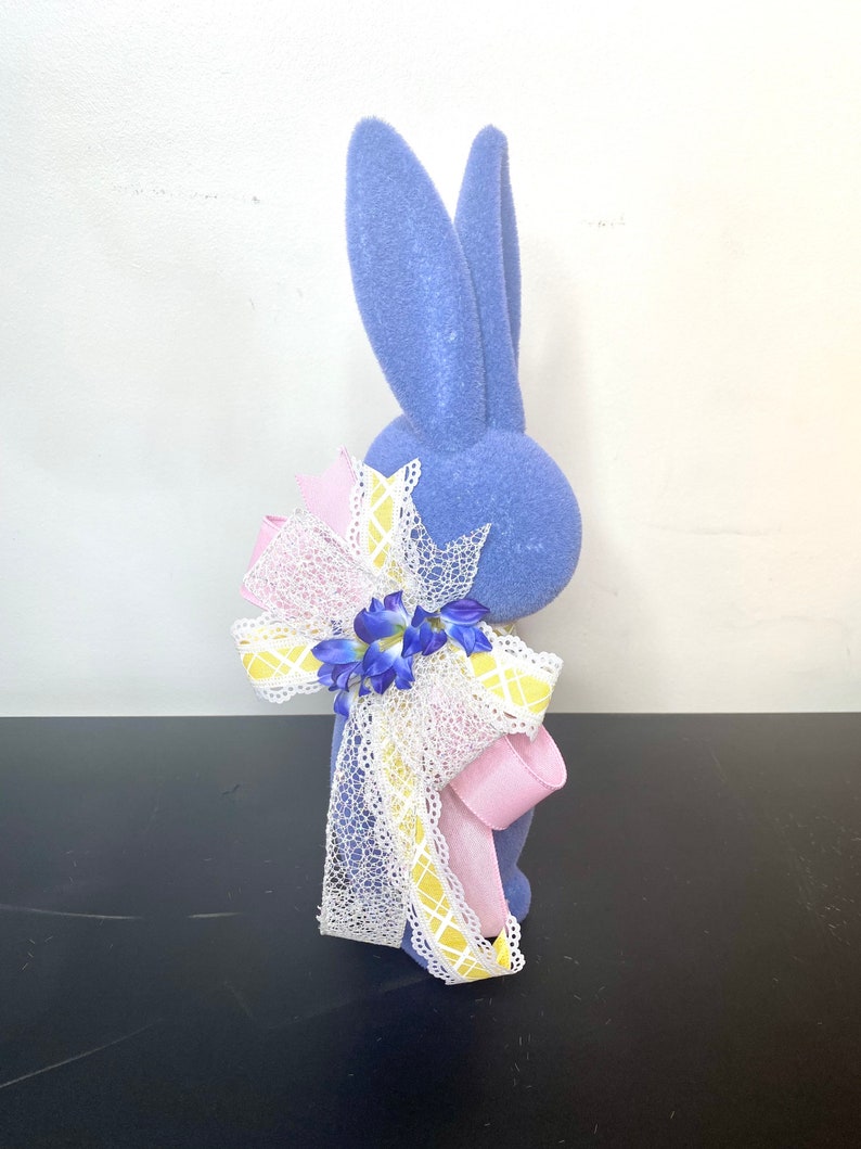 Flocked Bunny, Flocked Easter Bunny, Flocked Rabbit, Flocked Bunny ...