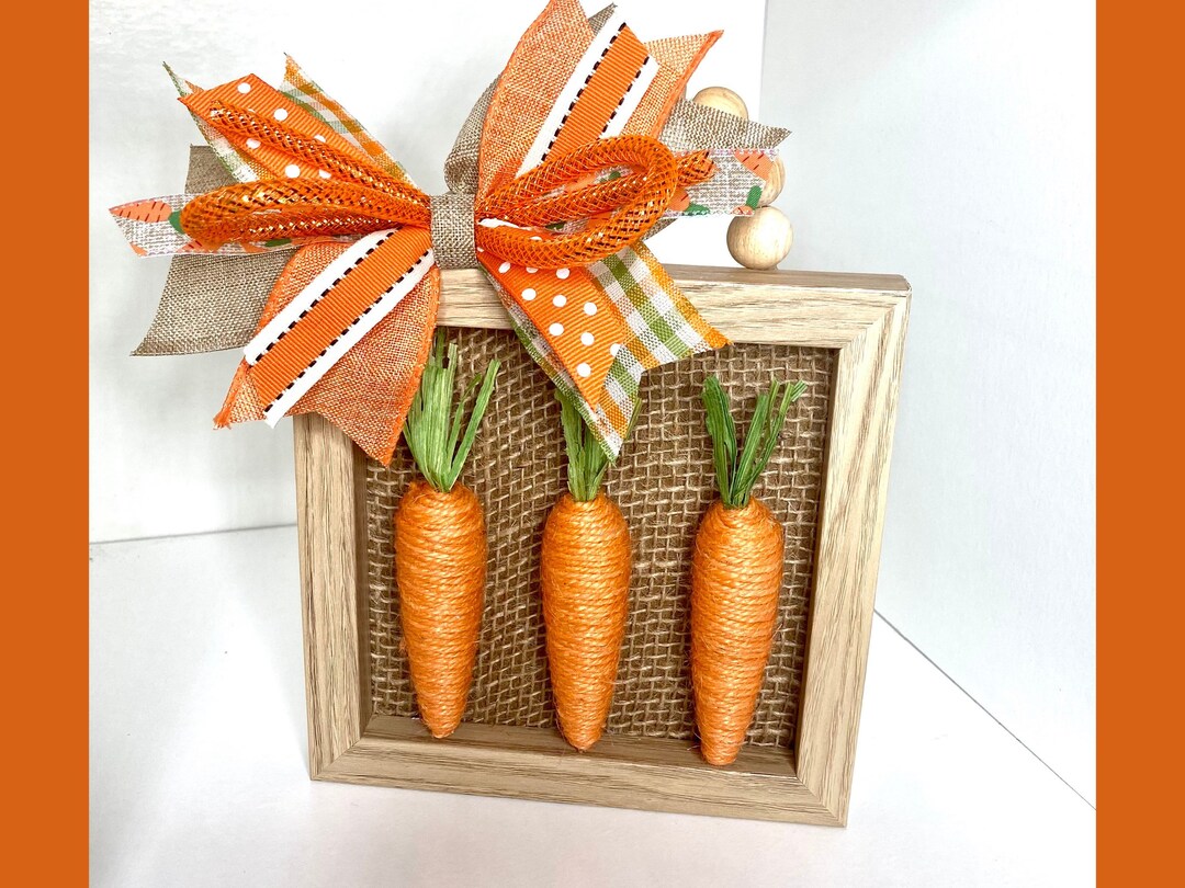 Easter Shelf Sitter, Easter Carrot Sign, Easter Shelf Decoration ...