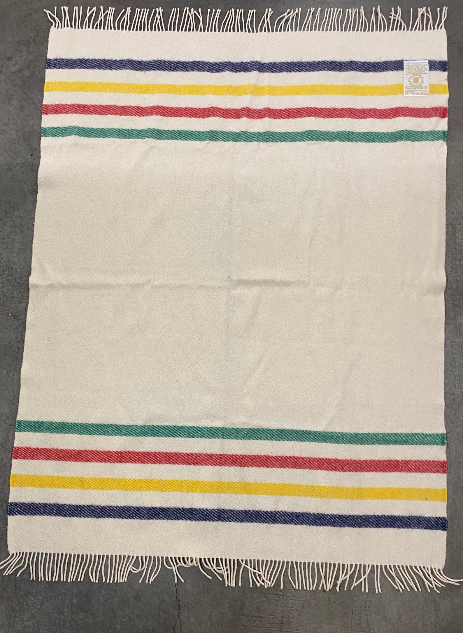 Vintage Hudson's Bay Caribou Rug 100% Wool - Etsy