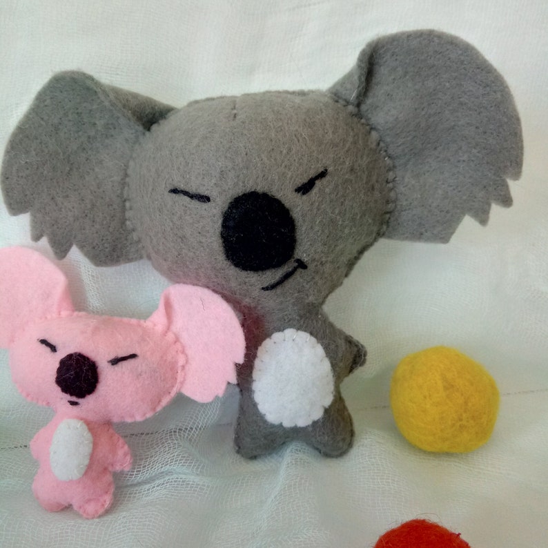Koala Pattern PDF KOALA SEWING Make Your Own Felt Toy - Etsy