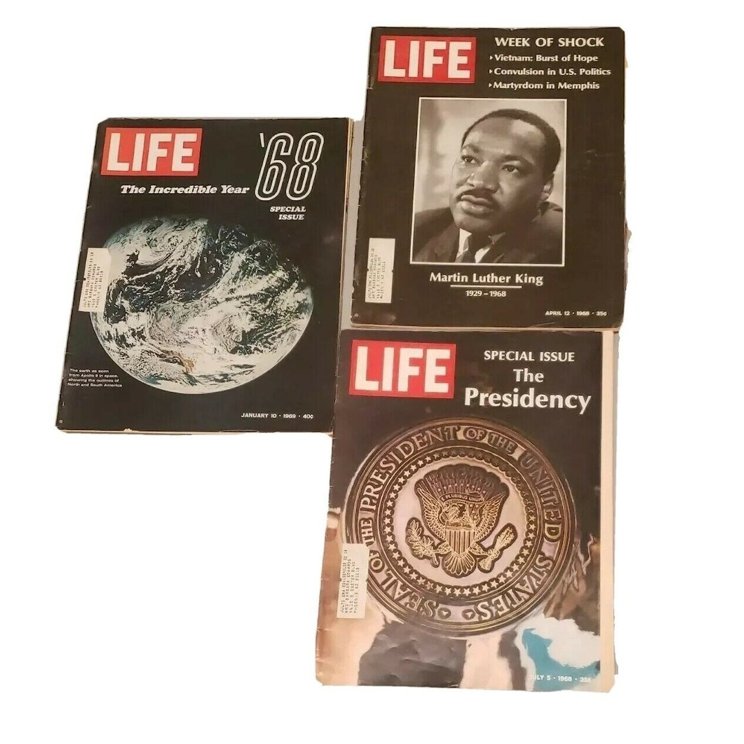 LIFE Magazine 1968 Martin Luther King Jr., the Presidentcy & Yr Review ...