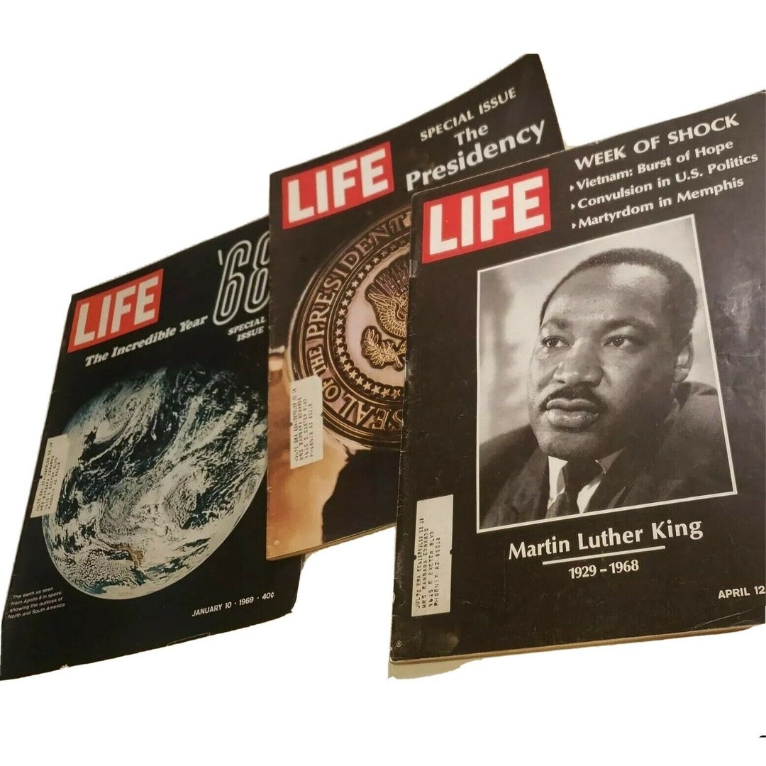 LIFE Magazine 1968 Martin Luther King Jr. the Presidentcy & - Etsy