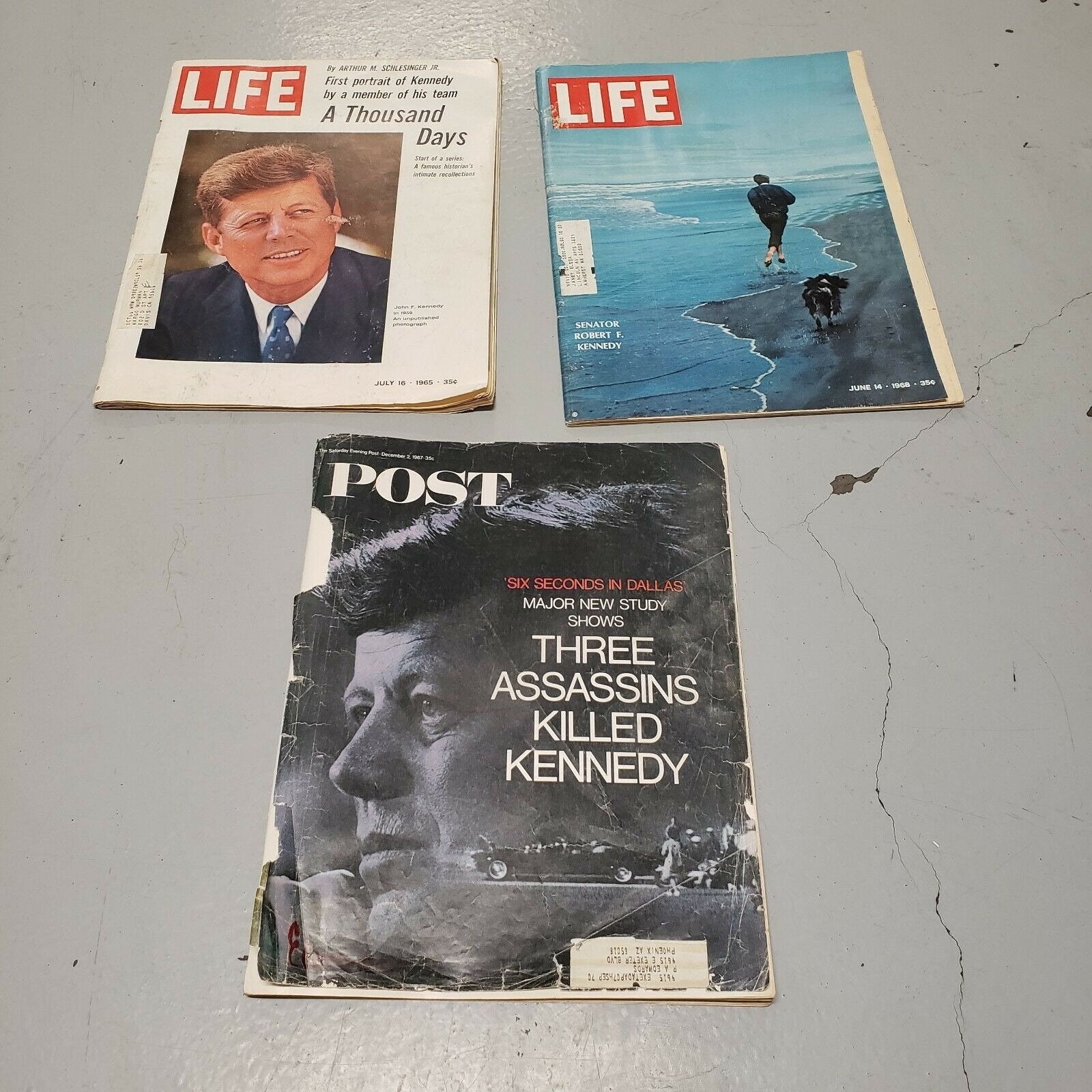 Vintage John F Kenndy 1960's Life, Post NYT Lote 5 JFK Jackie Edward ...