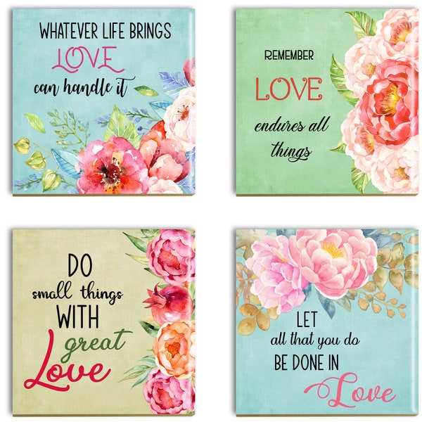Coasters With Inspirational Sayings - Etsy