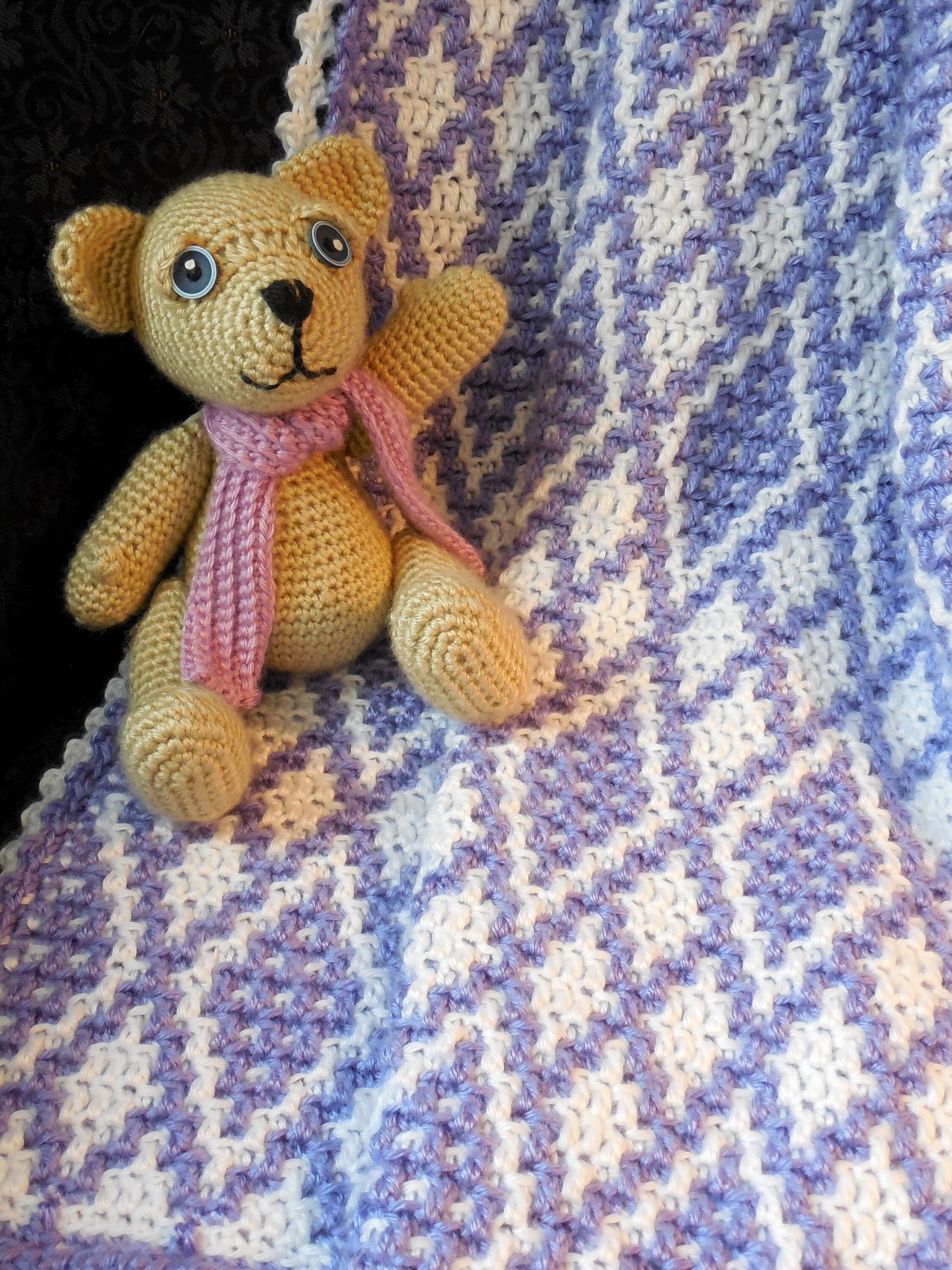Diamonds Mosaic Afghan (PDF Crochet Pattern) - Etsy
