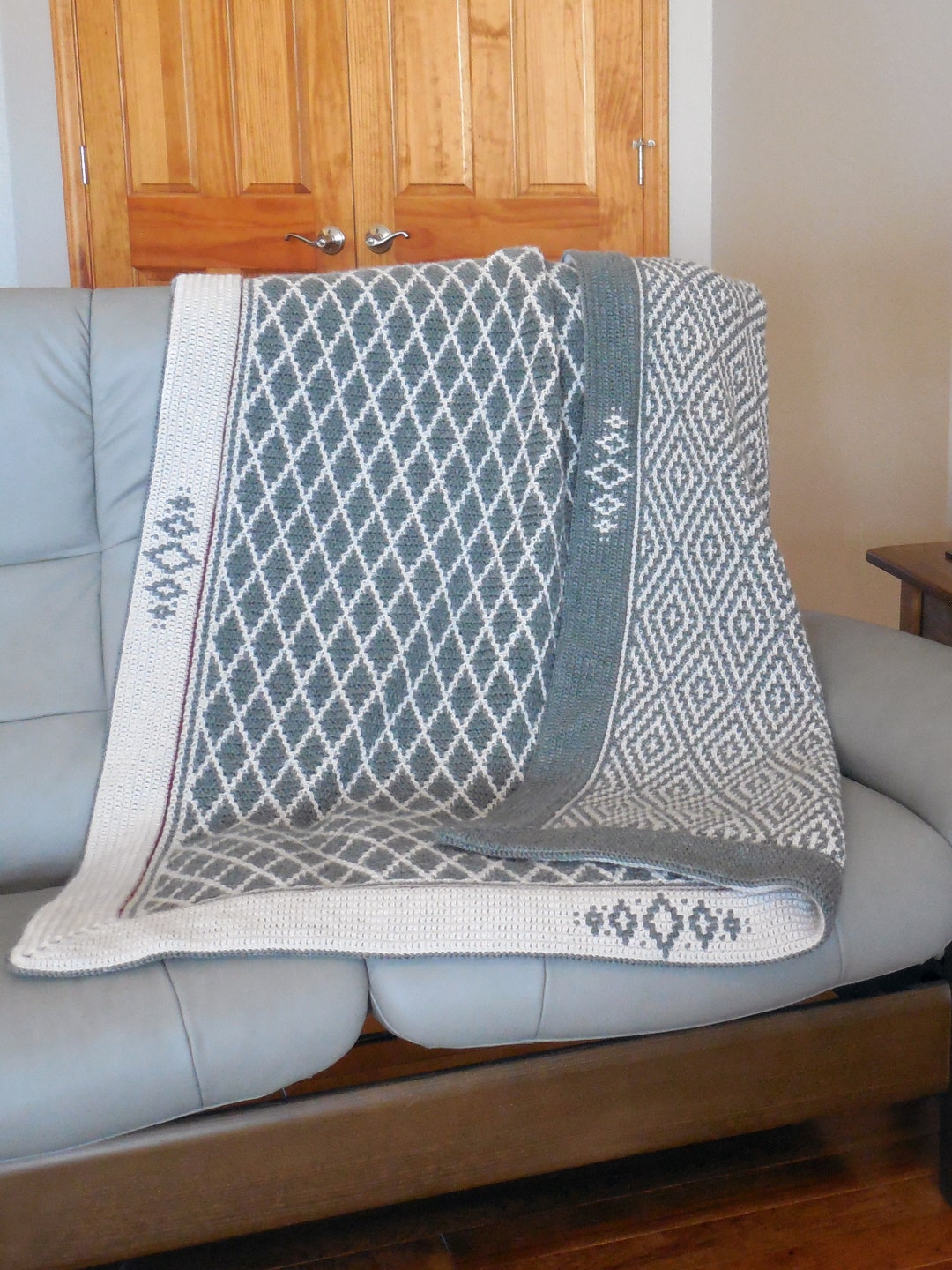 Doubled Diamonds Throw (PDF Crochet Pattern) - Etsy