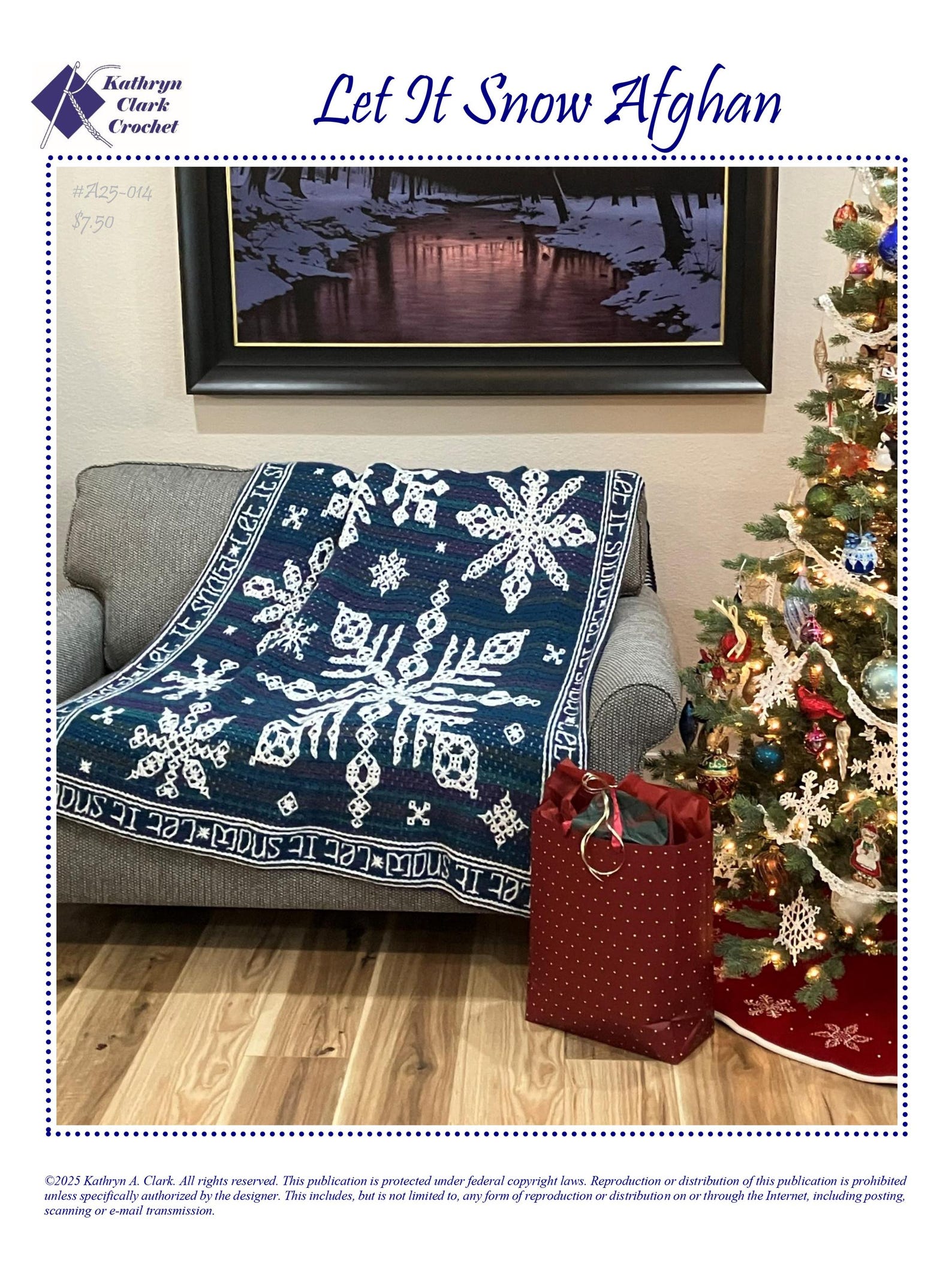 Let It Snow Afghan (PDF Crochet Pattern) - Etsy