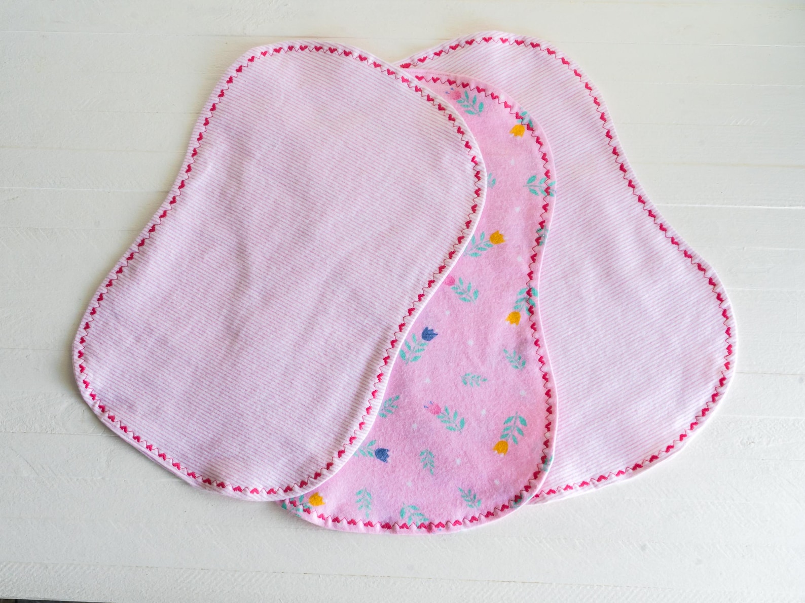 Handmade Flannel Baby Burp Cloths Shower Gift Cotton Spit Rags Pads - Etsy