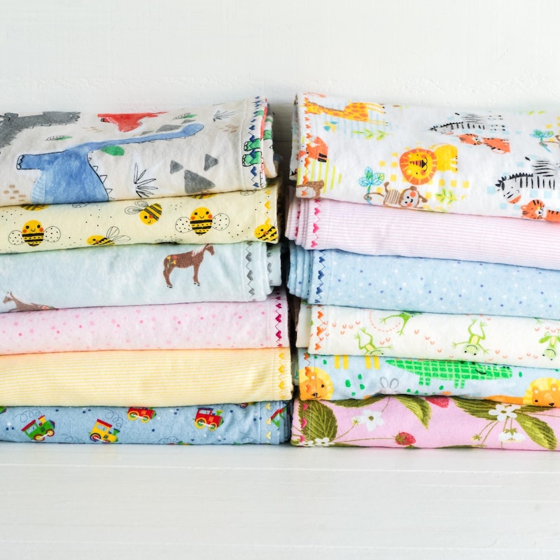 Baby Flannel Boy Squares - Etsy