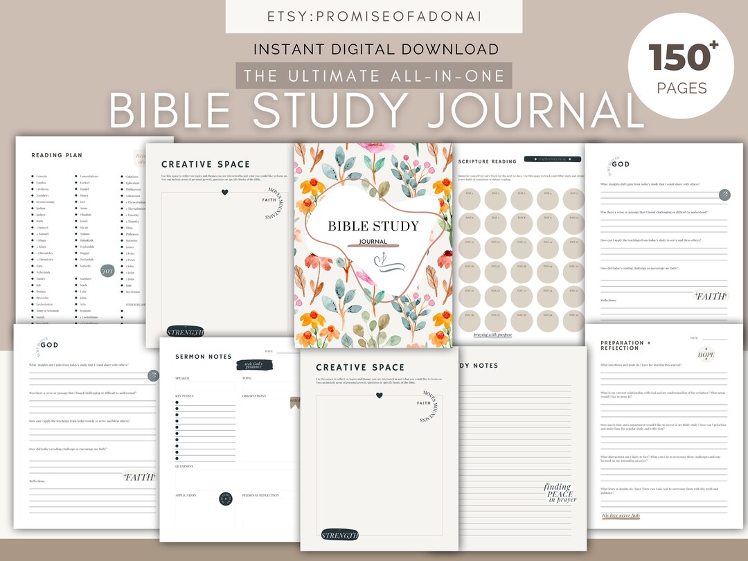 Digital Bible Study, Bible Study Printable, in Depth Bible Study ...
