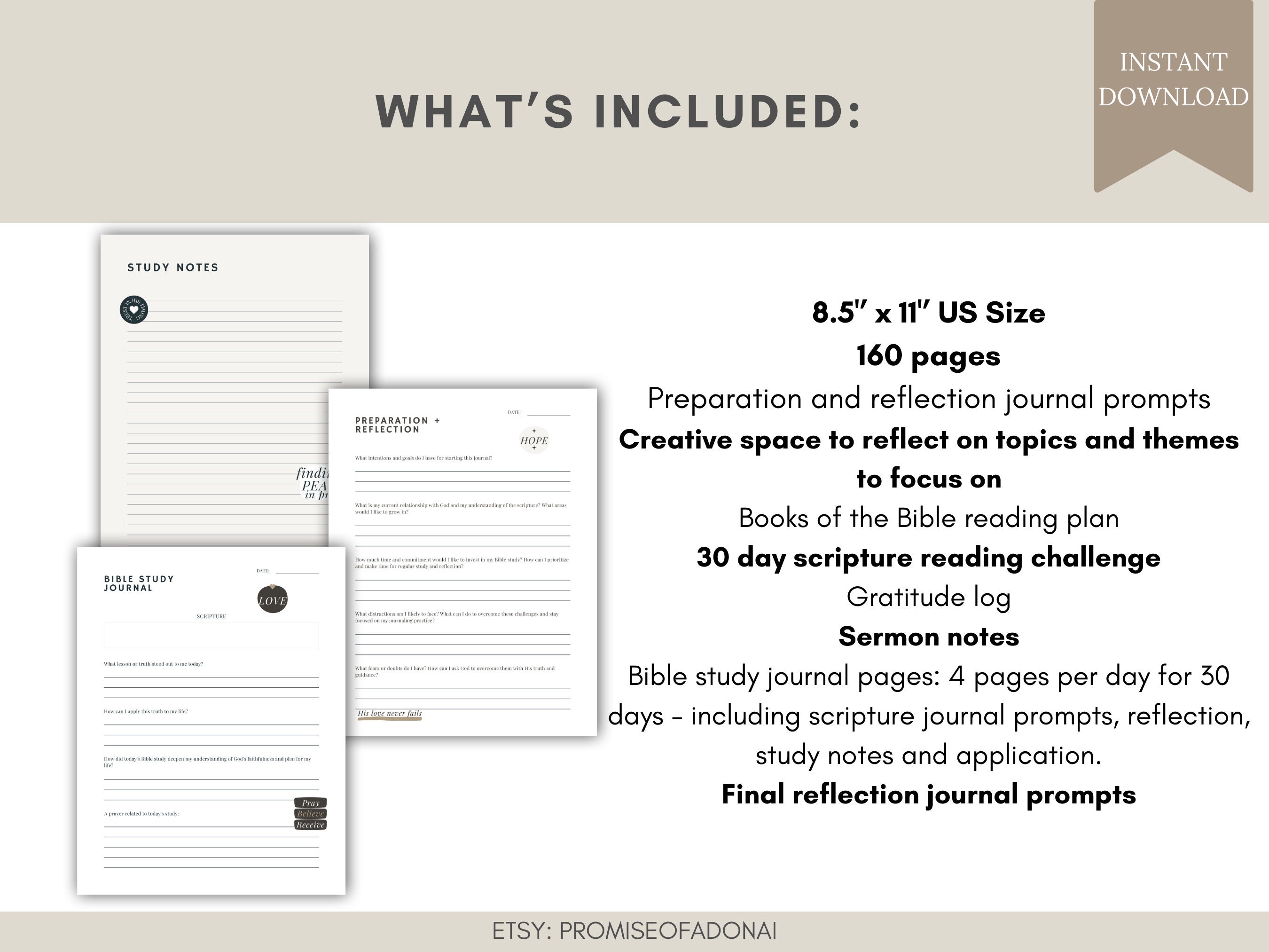 Digital Bible Study, Bible Study Printable, in Depth Bible Study ...