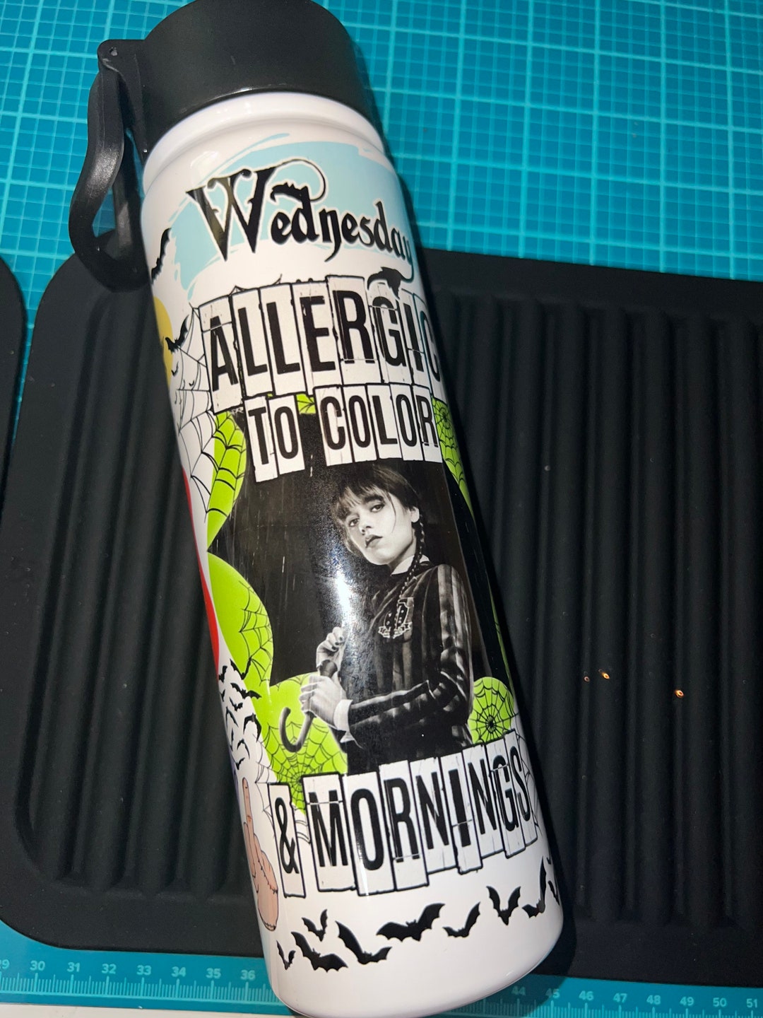 Wednesday 20oz Wrap, Addams Family Design, Sublimation Wrap, Wednesday ...