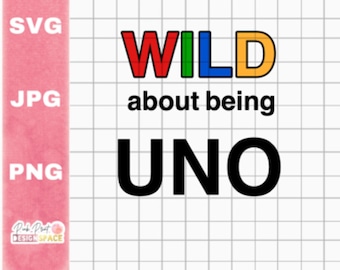 Uno Wild Svg - Etsy