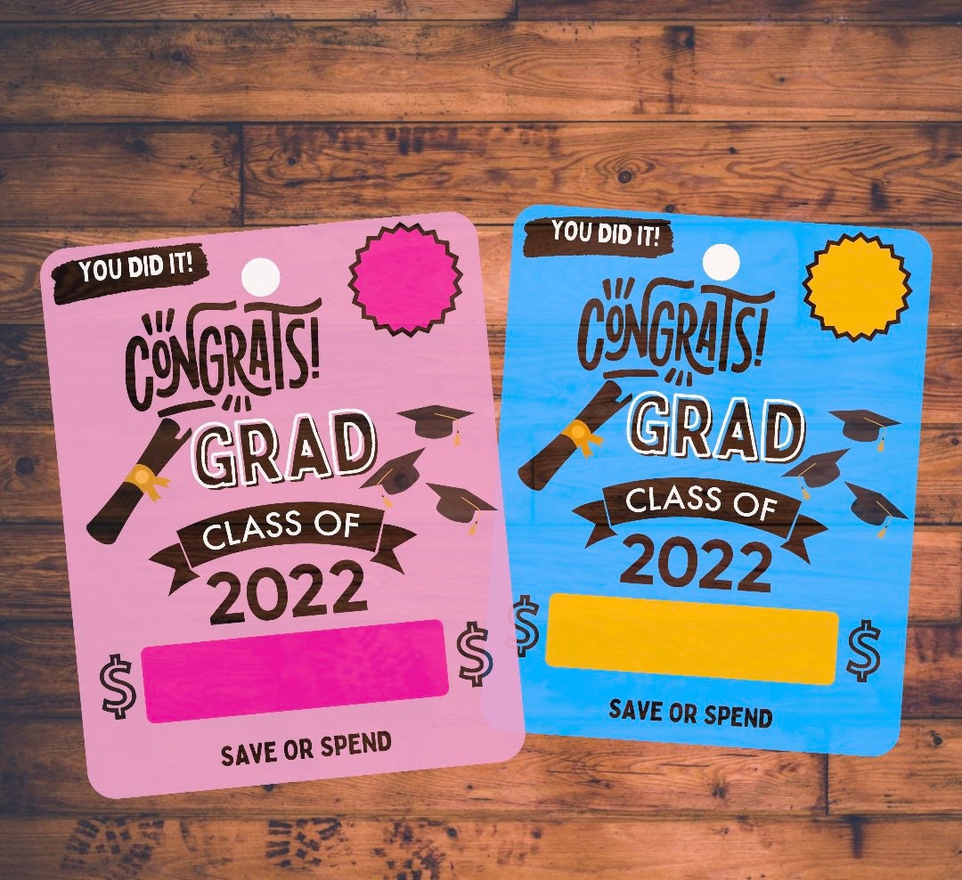 Graduation Money Card Png Digital Money Card Congrats Card - Etsy