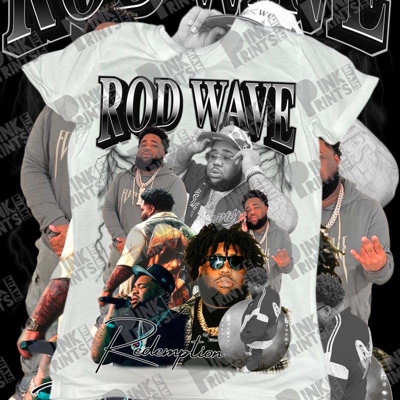 Black Rod Wave Design - Etsy