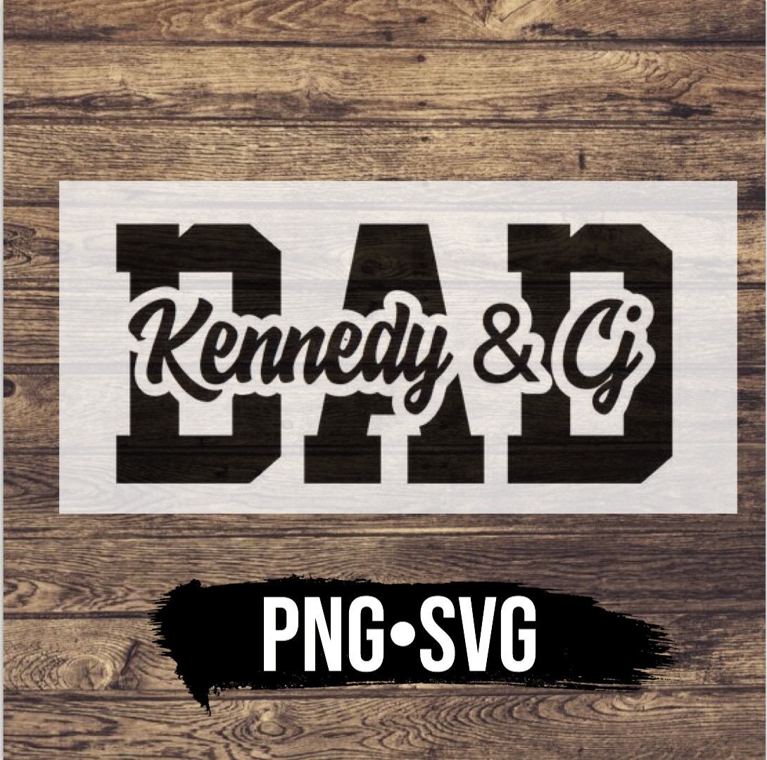 Custom Gift for Dad Kids Name Digital File Digital Download - Etsy