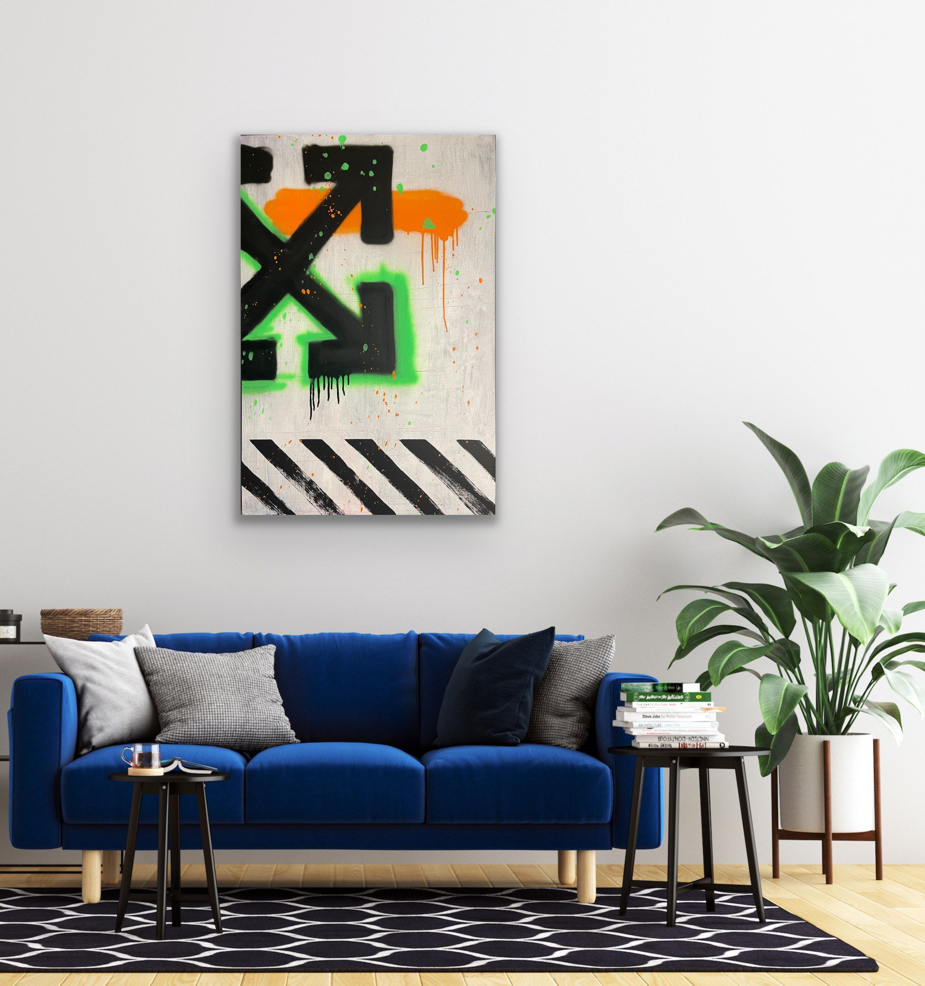 Large off White Painting - Etsy
