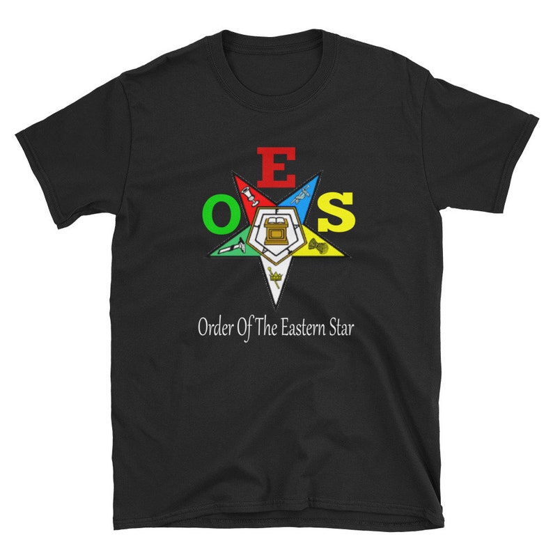 OES Order of the Eastern Star Symbol Logo Short-sleeve Unisex T-shirt ...