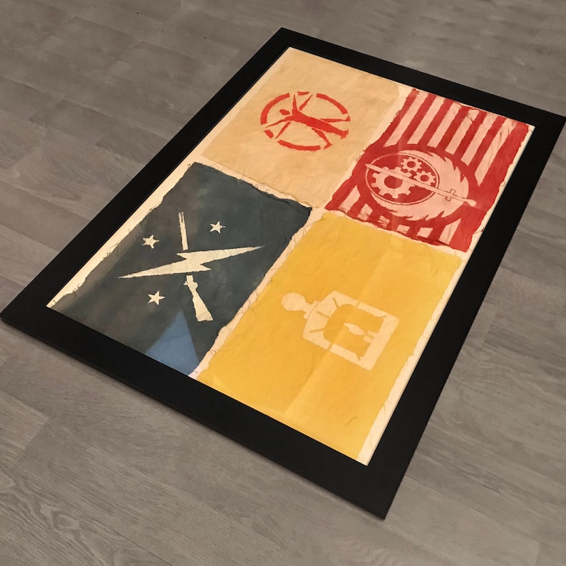 Small Fallout Inspired Faction Flags - Etsy