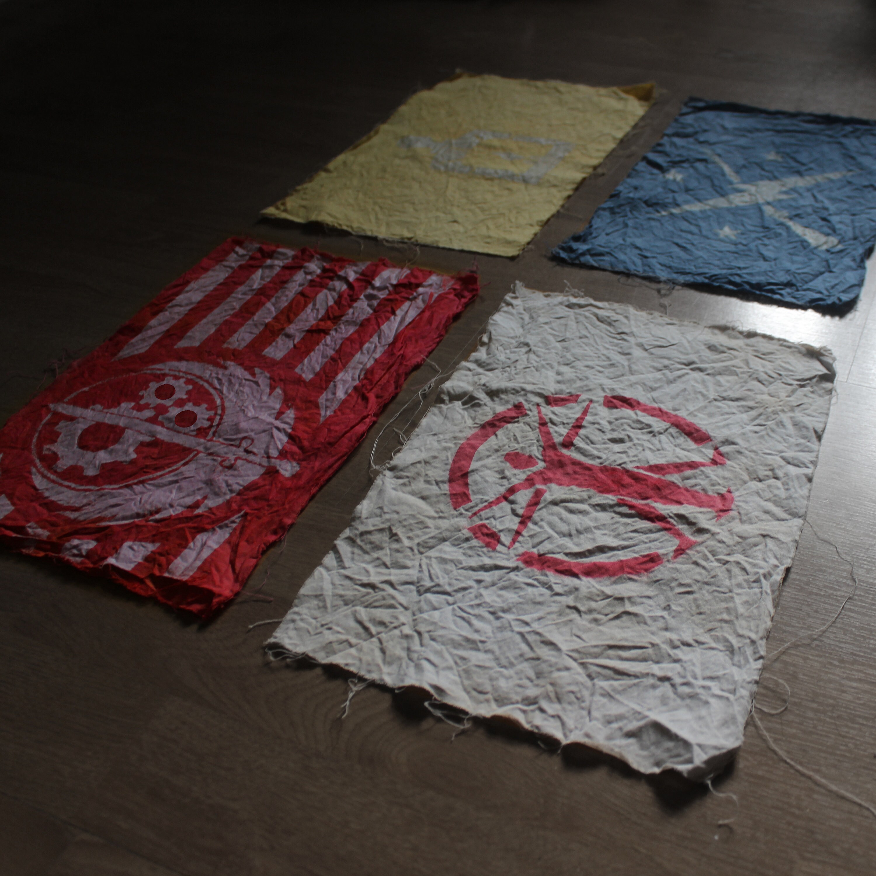 Small Fallout Inspired Faction Flags Etsy