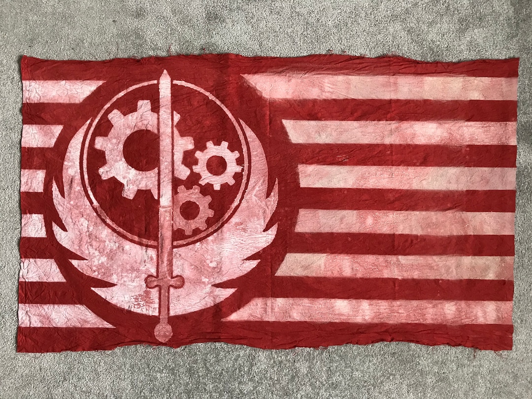 Fallout Inspired Brotherhood of Steel Flag - Etsy