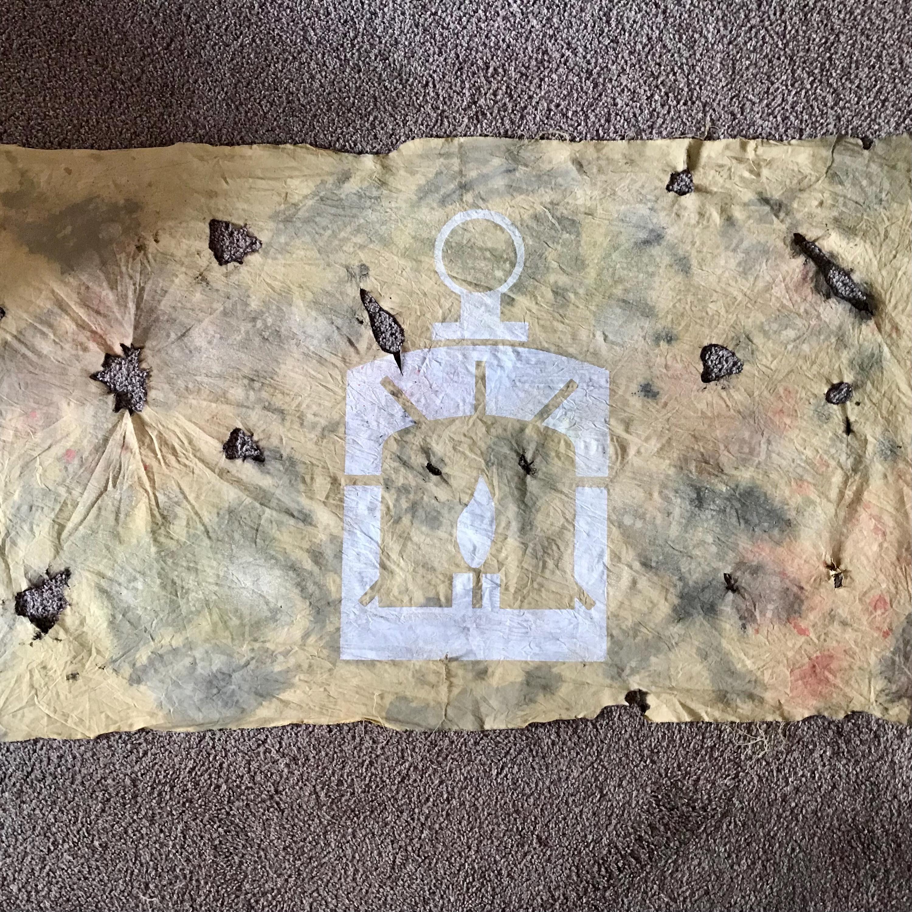 Fallout Inspired Railroad Flag *DISTRESSED* - Etsy