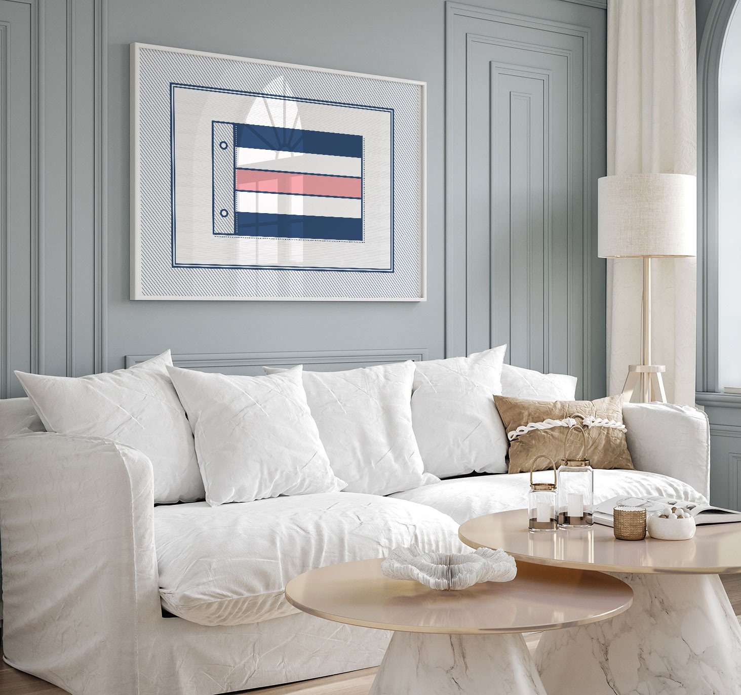 Signal Flag Art Print A-Z, Nautical Wall Decor, Maritime Home Accent ...