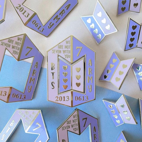 Bts Enamel Pin - Etsy